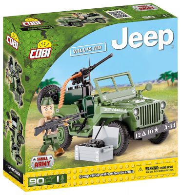 COBI 24192 - Jeep Willys avec remorque - 190 pièces - 2 figurines