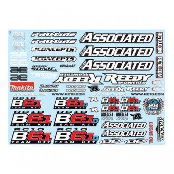 Team Associated Stickers B6.1 - AS91829